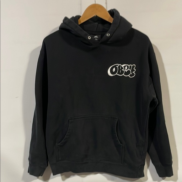 Obey | Shirts | Obey Mens Black Fleece Hoodie Sweatshirt | Poshmark